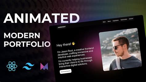 React portfolio website (Kevin Rush) using tailwind css and framer motion - Buymeacoffee
