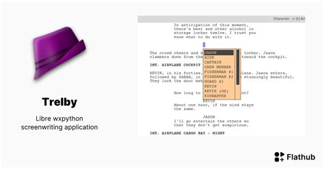 Install Trelby On Linux Flathub