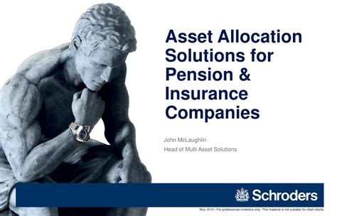 Ppt Asset Allocation Solutions For Pension And Insurance Companies