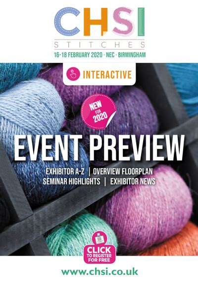 Chsi Stitches 2020 Official Previewcover Chsi Stitches