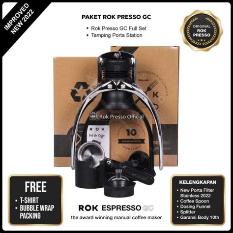 jual ptr new rok presso gc manual espresso coffee maker 100 original