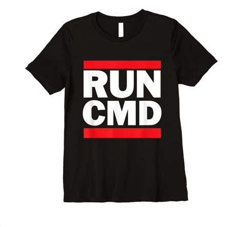 New Run Cmd Funny Command Prompt Computer Programmer T Shirts