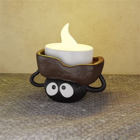 👹 Susuwatari Spirited Away・ Stl File For ・cults