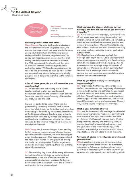 Real Love Lasts Siew Cheong And Wai Cheng