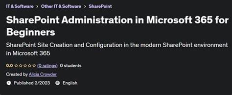 Sharepoint Administration In Microsoft 365 For Beginners Scriptmafia Org Download Full