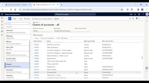 D365 Fando Account Structure Youtube