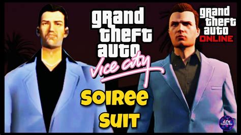 Gta Online How To Create Soiree Suit From Gta Vice City Youtube