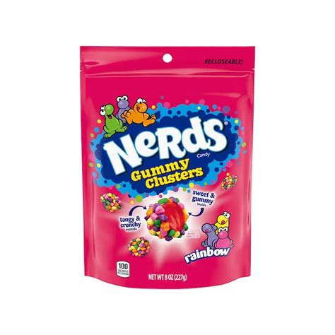 Nerds Rainbow Gummy Clusters Pouch 8 Oz The Club Price