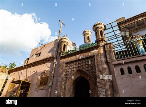 Kashgar Xinjinag China Arabic Style Decorated Building In The