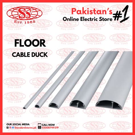 Floor Cable Duct Office Floor Trunk Wide Grey Floor Cable Duct With Gu