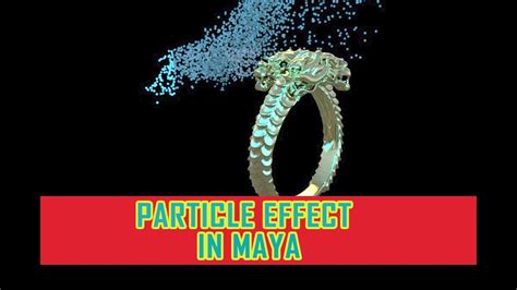 particle effects in maya | maya dynamics tutorial - YouTube