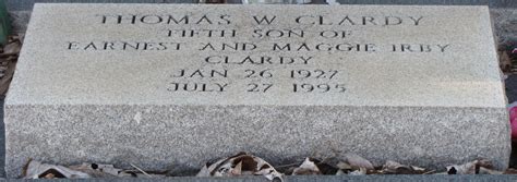 Thomas W Clardy 1927 1995 Find A Grave Memorial