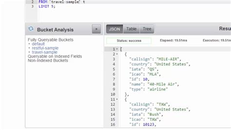 How To Use Couchbase Query Workbench Youtube