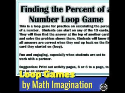 Math Loop Games By Math Imagination YouTube