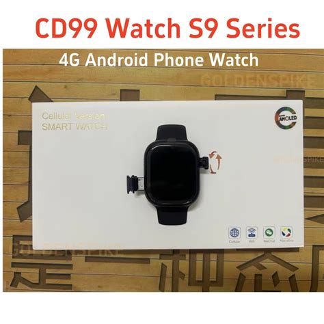 Cd99 Amoled Smart Watch Men Women 4g Sim Card Wifi Cellular Gps Nfc Compass Smartwatch Series 9