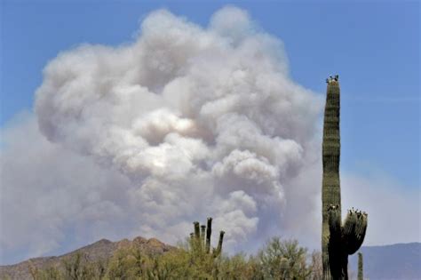 Central Fire Outside Phoenix Adds To Thousands Of Acres Already Ablaze