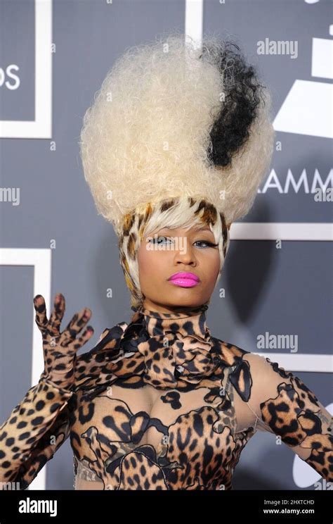 Nicki Minaj Arriving At The 53rd Annual Grammy Awards Held At The
