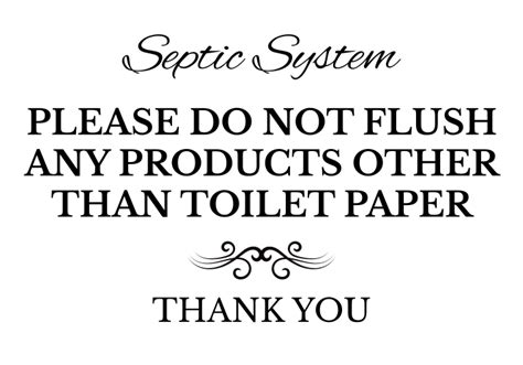 Do Not Flush Signs Templates For Your Bathroom Sign