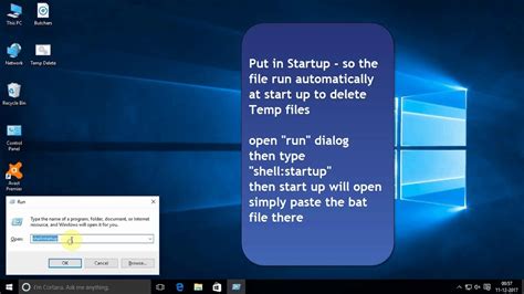 how to delete temporary files automatically youtube