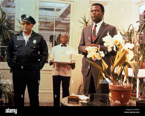 In The Heat Of The Night Rod Steiger Sidney Poitier Date 1967 Stock