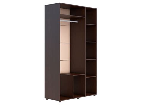 Шкаф распашной Эва 3 Венге Дуб Молочный купить в интернет магазине