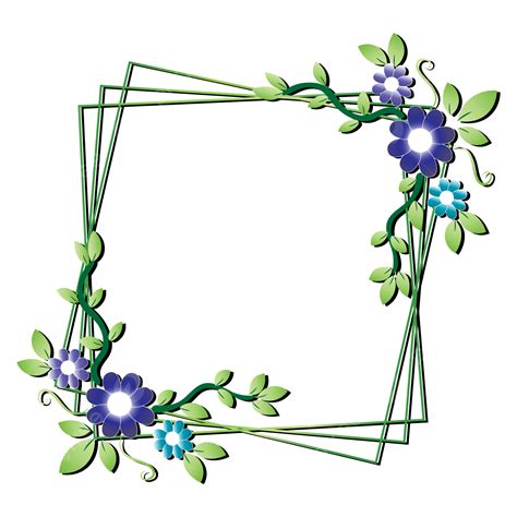 Floral Frame Border Vector Floral Frame Border Vector Art Floral