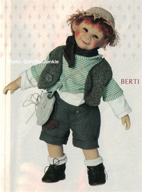 2001 Berti Gotz Artist Doll Designed By Susi Eimer 01 50107 For