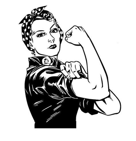Rosie The Riveter Vector At Getdrawings Free Download