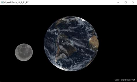 【小沐学gis】基于python绘制三维数字地球earth（opengl）opengl Python 地图 Csdn博客
