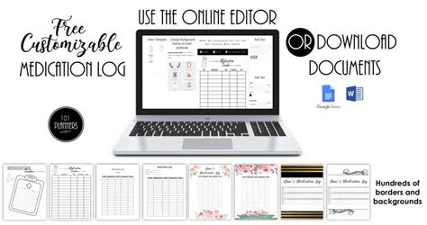 Free Medication Log Instant Download