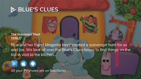 Watch Blues Clues Season 5 Episode 27 Streaming