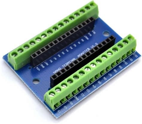 Nano Terminal Adapter I O Shield Erweiterungskarte Erweiterungsboard für Arduino Nano 3 0 Modul