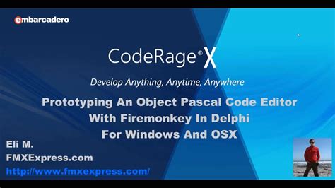 Prototyping An Object Pascal Code Editor With Firemonkey In Delphi For Windows And OSX