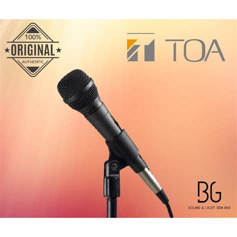 Mic Azan Microphone Toa Microphone Dm320 Dynamic Mircophone With 7 5