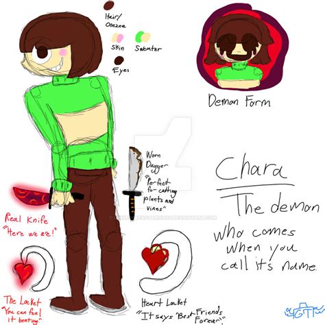 Chara Refrence Sheet By Gingerbreadtardis99 On Deviantart