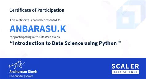 Anbarasu K On Linkedin Python Datascience Science Follow