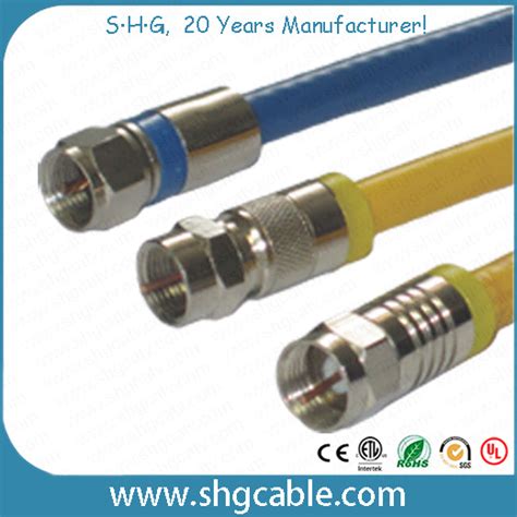 RF Compression Connector For Coaxial Cable RG Rg Rg Connecor And F Connector