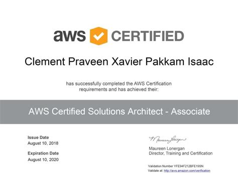 clement isaac on linkedin finally completed my aws certified