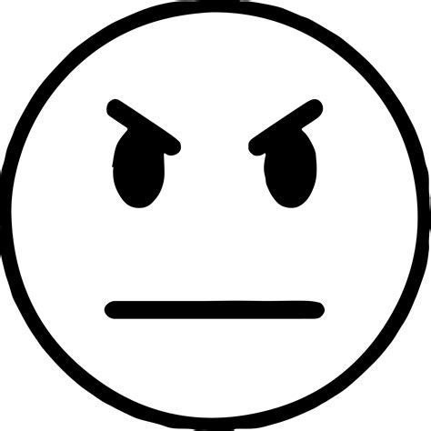 How To Draw An Angry Face
