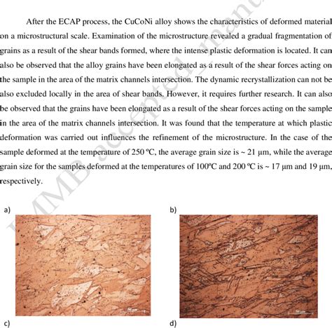 A The Forces Registered In The Ecap Process For Sample 4 At 250 ° C