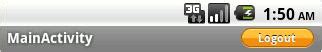 Custom Titlebar Android Customized Default Title Bar Is Not Showing In 4 X Devices Stack