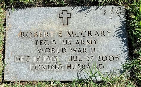 Robert E Mccrary 1917 2005 Find A Grave Memorial