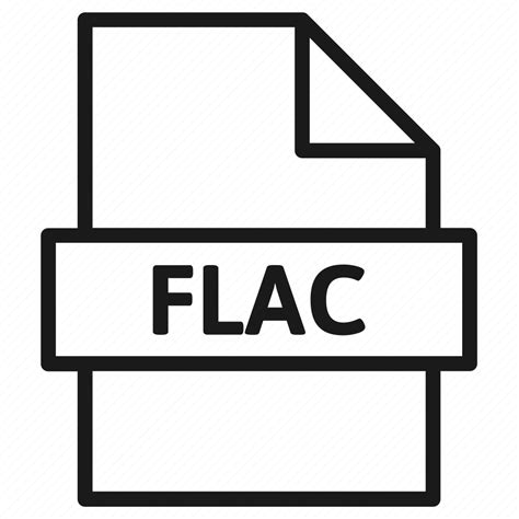 Document Extension File Filetype Flac Format Type Icon Download