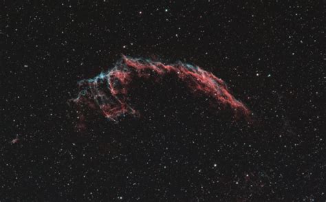 Eastern Veilbat Nebula Ngc 6992 Rastrophotography
