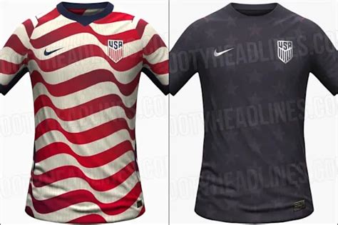 Usas New World Cup Jerseys Leaked Online With Iconic Throwback Strip