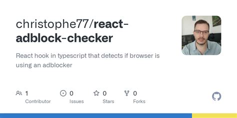 GitHub Christophe77 React Adblock Checker React Hook In Typescript That Detects If Browser Is
