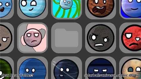 New Asset Folder Comic Studio