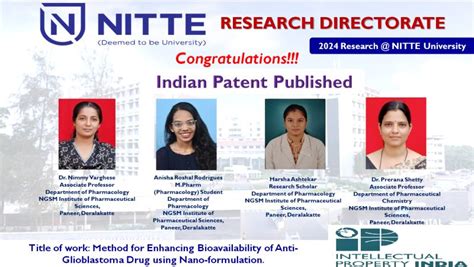 Congratulations Rnd Nitte Du