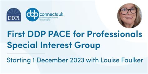 First Ddp Pace For Professionals Special Interest Group Starting December Ddp Connects Uk