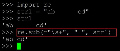 Python中将多个连续的空格压缩为一个空格 小鲨鱼2018 博客园